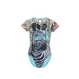 Olympia Badeanzug in schwarz/bunt | Gr.: 140