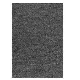 Teppich FLAIR RUGS "Minerals", grau (dunkelgrau), B:160cm H:10mm L:230cm, Kunstfaser, Wolle, Teppiche, Teppich, Teppich aus Wollmischung, gekn&uuml;pftes Design, meliert