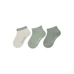 Sterntaler Sneaker Socken 3er-Pack Uni in ecru | Gr.: 26