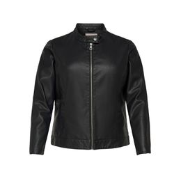 Only Carmakoma Lederjacke in Black | Gr.: 54