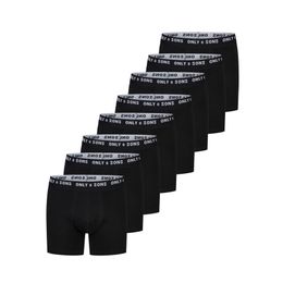 Only & Sons Only&Sons Trunk ONSSCOTT 8 PACK regular/straight in Schwarz | Gr.: XXL