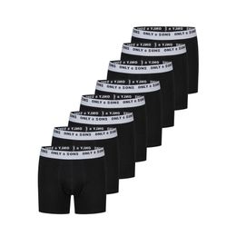 Only & Sons Only&Sons Trunk ONSSCOTT 8 PACK regular/straight in Schwarz | Gr.: 3XL