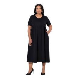 Ulla Popken Kleid in schwarz | Gr.: 46-48