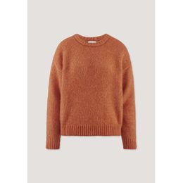 hessnatur Strick Pullover in rotorange | Gr.: XXL
