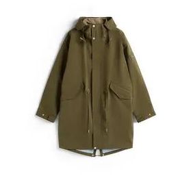 Kurzmantel Tommy Hilfiger "WET WEATHER PARKA", Herren, Gr. XL, gr&uuml;n (army gr&uuml;n), Web, Obermaterial: 85% Polyester, 15% Polyamid, unifarben, regular fit ca. Mitte Oberschenkel, Rundhals, eingesetzt gerader Abschluss, M&auml;ntel Kurzmantel, Regular fit
