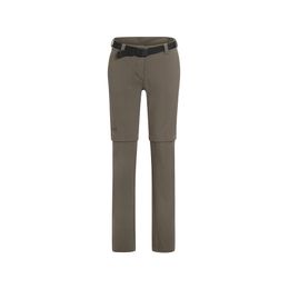 Maier Sports Zip-Hose Nata 2 in Braun | Gr.: 48