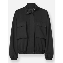 Heine Jersey-Jacke in schwarz | Gr.: 48
