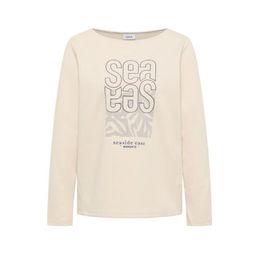 Cecil Langarmshirt in pearl beige | Gr.: S