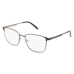 Fielmann ABC 104 FLEX CL PIERRE Brille Herren | Fassung: Vollrand, Quadratisch, Blau Ruthenium