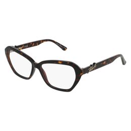 K by KARL LAGERFELD Karl Lagerfeld KL6232 Brille Damen | Fassung: Vollrand, Quadratisch, Havanna Dunkel