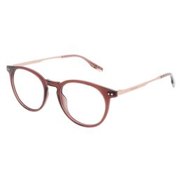 Tom Tailor 671009 Brille Unisex | Fassung: Vollrand, Panto, Rose Dunkel