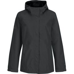 Regenjacke McKINLEY "Regenjacke Carlide W", Damen, Gr. 38, schwarz (schwarz night), Obermaterial: 100% Polyester, Jacken Regenjacke