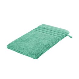 CS Schmal como Waschhandschuh Soft Cotton t&uuml;rkis/petrol Ma&szlig;e (cm): B: 16 &raquo; H&ouml;ffner