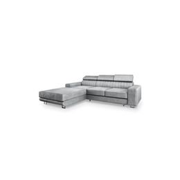 MASSENO Ecksofa mit Schlaffunktion Noto grau Ma&szlig;e (cm): B: 267 H: 89 &raquo; H&ouml;ffner
