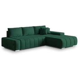 MASSENO Ecksofa mit Schlaffunktion Alese &brvbar; gr&uuml;n &brvbar; Ma&szlig;e (cm): B: 265 H: 85 &raquo; H&ouml;ffner