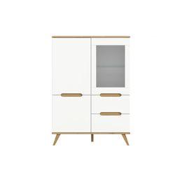 H&ouml;ffner Highboard Torso &brvbar; wei&szlig; &brvbar; Ma&szlig;e (cm): B: 100 H: 140 T: 40.0 &raquo; H&ouml;ffner