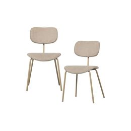 Woood Esszimmerst&uuml;hle - 2er Set beige Ma&szlig;e (cm): B: 45 H: 78 &raquo; H&ouml;ffner