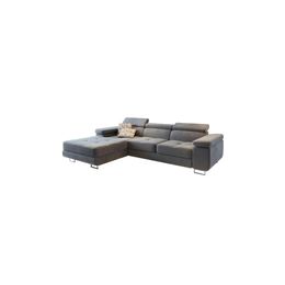MASSENO Ecksofa mit Schlaffunktion Elma grau Ma&szlig;e (cm): B: 280 H: 90 &raquo; H&ouml;ffner