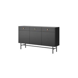 Selsey Sideboard schwarz Ma&szlig;e (cm): B: 155 H: 89,4 &raquo; H&ouml;ffner