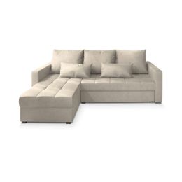 MASSENO Ecksofa Kos creme Ma&szlig;e (cm): B: 220 H: 85 &raquo; H&ouml;ffner