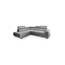 MASSENO Ecksofa mit Schlaffunktion Nola grau Ma&szlig;e (cm): B: 253 H: 88 &raquo; H&ouml;ffner