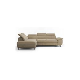 Selsey Ecksofa mit Schlaffunktion Lambo &brvbar; beige &brvbar; Ma&szlig;e (cm): B: 268 H: 98 &raquo; H&ouml;ffner