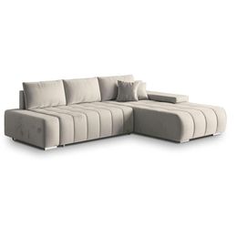 MASSENO Ecksofa mit Schlaffunktion Alese &brvbar; creme &brvbar; Ma&szlig;e (cm): B: 265 H: 85 &raquo; H&ouml;ffner