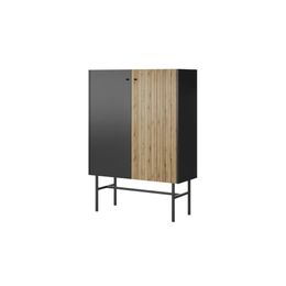 Selsey Highboard &brvbar; schwarz &brvbar; Ma&szlig;e (cm): B: 93,2 H: 131,7 &raquo; H&ouml;ffner