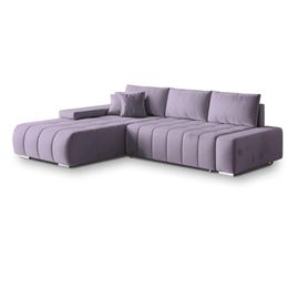 MASSENO Ecksofa mit Schlaffunktion Alese lila/violett Ma&szlig;e (cm): B: 265 H: 85 &raquo; H&ouml;ffner