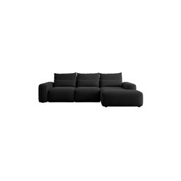 Selsey Ecksofa mit Schlaffunktion Carnos schwarz Ma&szlig;e (cm): B: 264 H: 82 &raquo; H&ouml;ffner