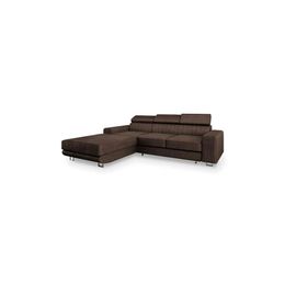 MASSENO Ecksofa mit Schlaffunktion Noto braun Ma&szlig;e (cm): B: 267 H: 89 &raquo; H&ouml;ffner