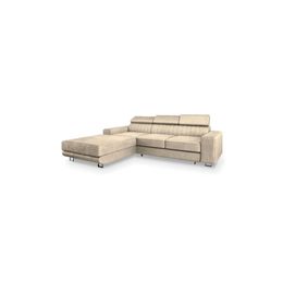MASSENO Ecksofa mit Schlaffunktion Noto creme Ma&szlig;e (cm): B: 267 H: 89 &raquo; H&ouml;ffner