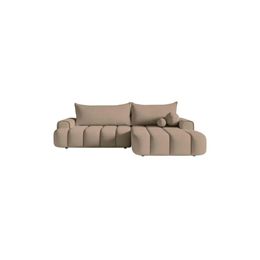 Selsey Ecksofa mit Schlaffunktion Dandelino beige Ma&szlig;e (cm): B: 275 H: 80 &raquo; H&ouml;ffner