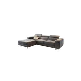 MASSENO Ecksofa mit Schlaffunktion Elma grau Ma&szlig;e (cm): B: 280 H: 90 &raquo; H&ouml;ffner