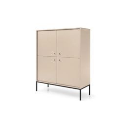 Selsey Highboard beige Ma&szlig;e (cm): B: 103,5 H: 125,5 &raquo; H&ouml;ffner