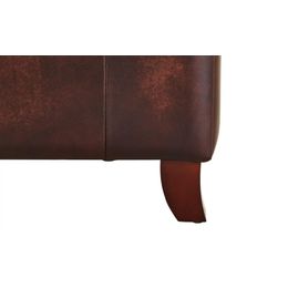 U.N.O uno Ledersofa im Vintagelook Chesterfield braun Ma&szlig;e (cm): B: 183 H: 80 T: 100.0 &raquo; H&ouml;ffner