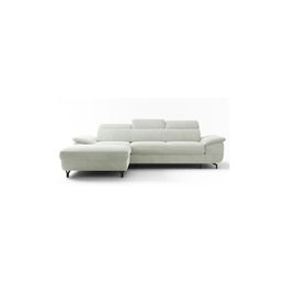 Selsey Ecksofa mit Schlaffunktion Lambo grau Ma&szlig;e (cm): B: 268 H: 98 &raquo; H&ouml;ffner