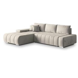 MASSENO Ecksofa mit Schlaffunktion Alese &brvbar; creme &brvbar; Ma&szlig;e (cm): B: 265 H: 85 &raquo; H&ouml;ffner