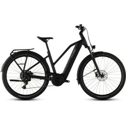 Cube Touring Hybrid One 600 Wh E-Bike Trapeze 28" coal'n'chrome 54 cm | Dienstrad-Leasing m&ouml;glich