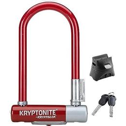 Kryptonite KryptoLok Mini 7 inkl. FlexFrame-Halterung B&uuml;gelschloss merlot
