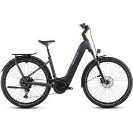 Cube Kathmandu Hybrid One 800 Wh E-Bike Easy Entry 28" metallicgrey'n'grey 62 cm | Dienstrad-Leasing m&ouml;glich
