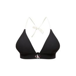 Calvin Klein Swimwear Bikini Top female Black size S