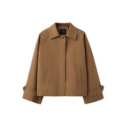 Mango Between-Season Jacket 'Cuba' female Brown size S