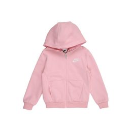 Nike Sportswear Zip-Up Hoodie 'CLUB FLEECE' boy Pink size 5-6 (Jahre)
