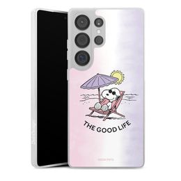 DeinDesign Galaxy S25 Ultra Handy Slim Case Silikon Handyh&uuml;lle transparent H&uuml;lle extra d&uuml;nn Snoopy Official Licensed Product Peanuts Silikon Slim Case