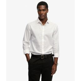 Superdry Herren Poplin-hemd mit Cut-away-kragen White - Gr&ouml;&szlig;e: M 104100950069901C002