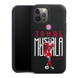 DeinDesign iPhone 12 Pro Handy Panzer Handyh&uuml;lle robuste Outdoor H&uuml;lle Schutzh&uuml;lle matt Fc Bayern M&uuml;nchen Jamal Musiala Official Licensed Product Tough Case