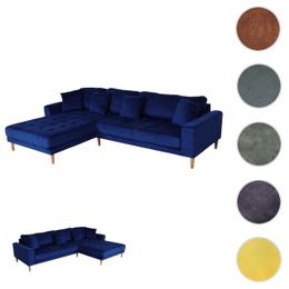 Mendler Ecksofa HWC-J54, Couch Sofa 3-Sitzer L-Form Liegefl&auml;che links/rechts 295cm ~ Variantenangebot 104020+104021+104022+104023
