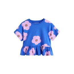 next Shirt girl Blue size 9-12 mths