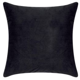 Dekokissen Pad "Elegance", schwarz, unifarben, B:40cm H:2cm L:40cm, Polyester, Dekokissen_Sitzkissen_Kissenh&uuml;llen, Design als Basic
